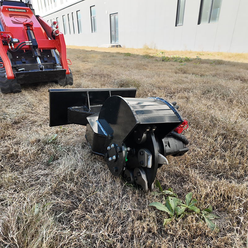 Skid Steer Stump Grinder Attachment | Professional Tree Root Removal ...
