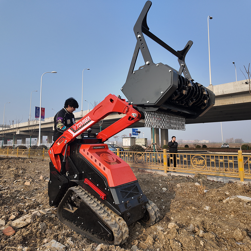 Heavy-Duty Skid Steer Brush Mulcher | Forestry Mulching Attachment ...